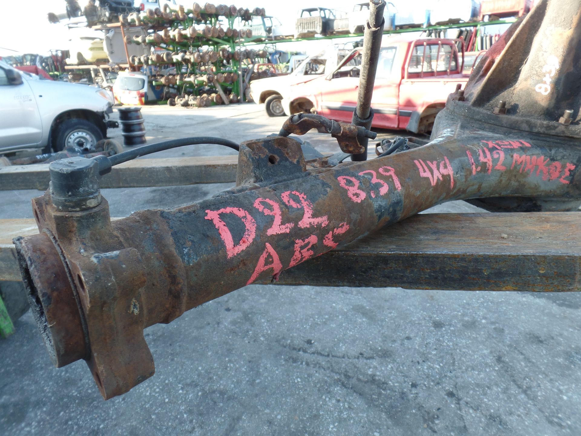 24591-NISSAN NAVARA D22 00-05 ΔΙΑΦΟΡΙΚΟ ΠΙΣΩ ΜΠΛΟΚΕ Χ/ΗΜΙΑΞΟΝΙΑ ΜΕ ABS ...