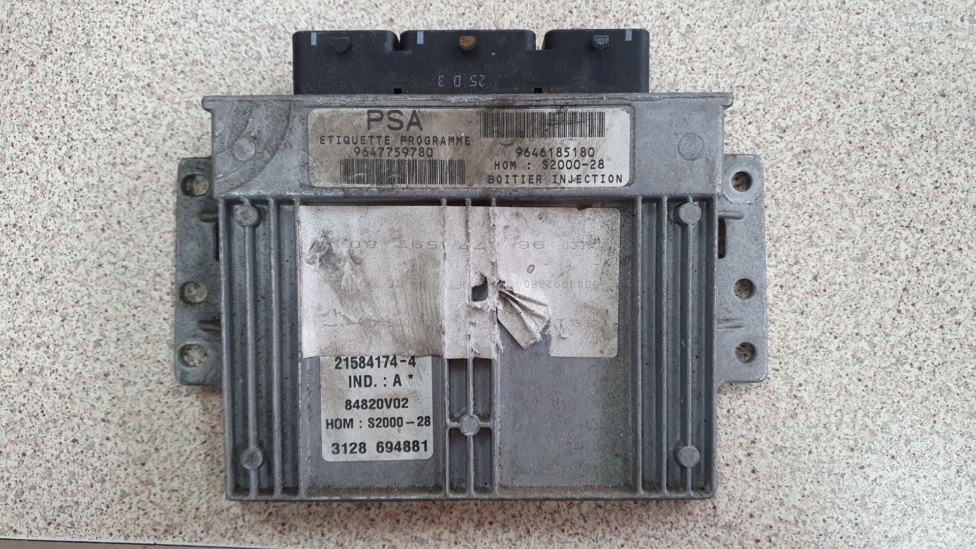 32511-ΜΟΝΑΔΑ ΕΛΕΓΧΟΥ ΚΙΝΗΤΗΡΑ ECU Peugeot 307 1.4 9646185180 ...
