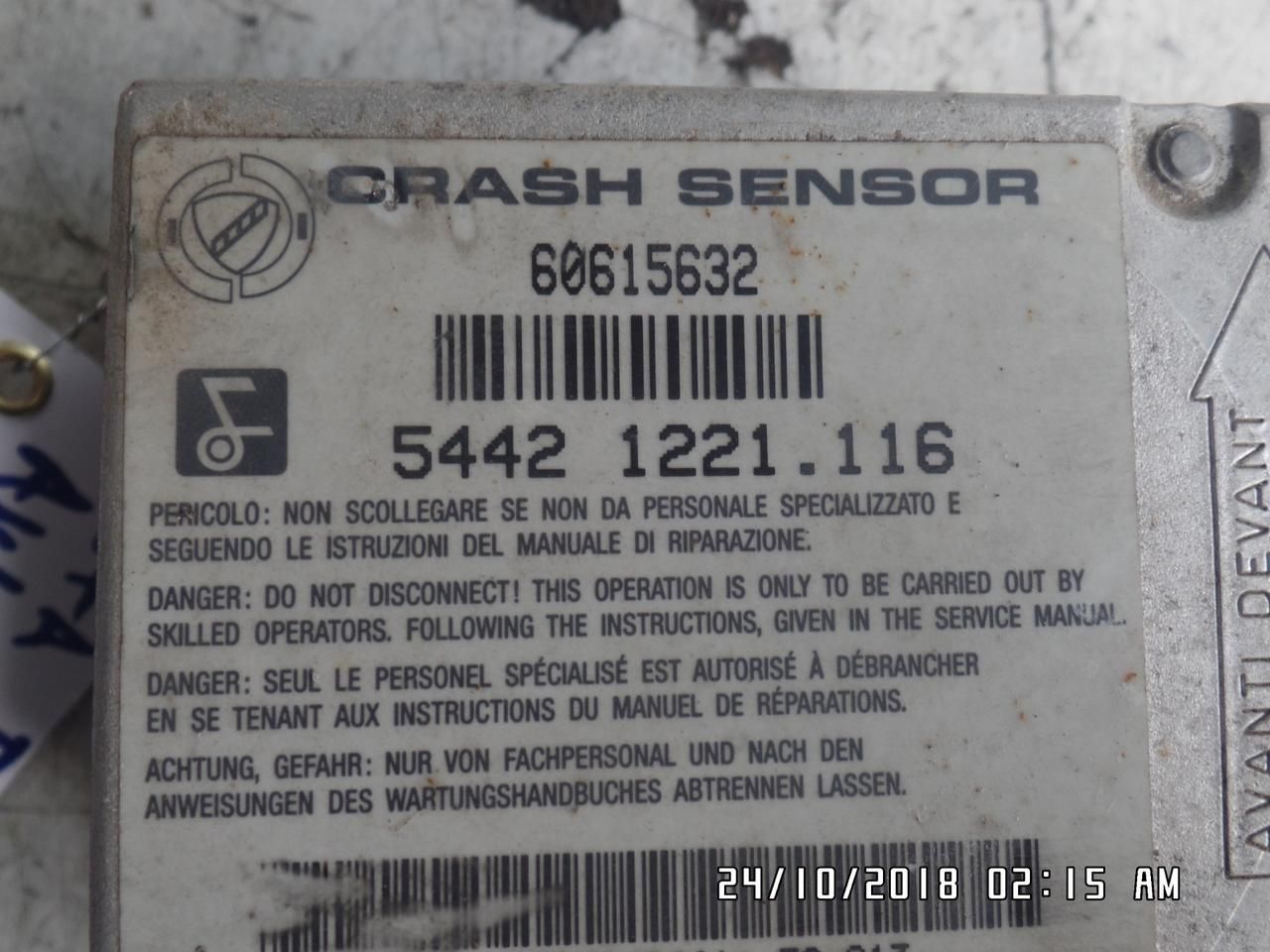 162619-ALFA ROMEO A146 BOXER 94-01 ΕΓΚΕΦΑΛΟΣ ΑΕΡΟΣΑΚΩΝ 60615632 ...