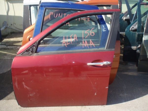 165065-ALFA ROMEO A156 97-03 ΠΟΡΤΑ ΕΜΠΡΟΣ ΑΡΙΣΤΕΡΗ ΚΟΚΚΙΝΗ - Αμάξωμα ...