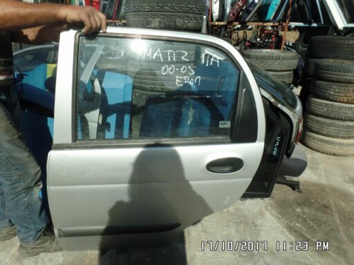 166881-DAEWOO MATIZ 00-05 ΠΟΡΤΑ ΠΙΣΩ ΑΡΙΣΤΕΡΗ ΑΣΗΜΙ - Αμάξωμα εσωτερικό ...