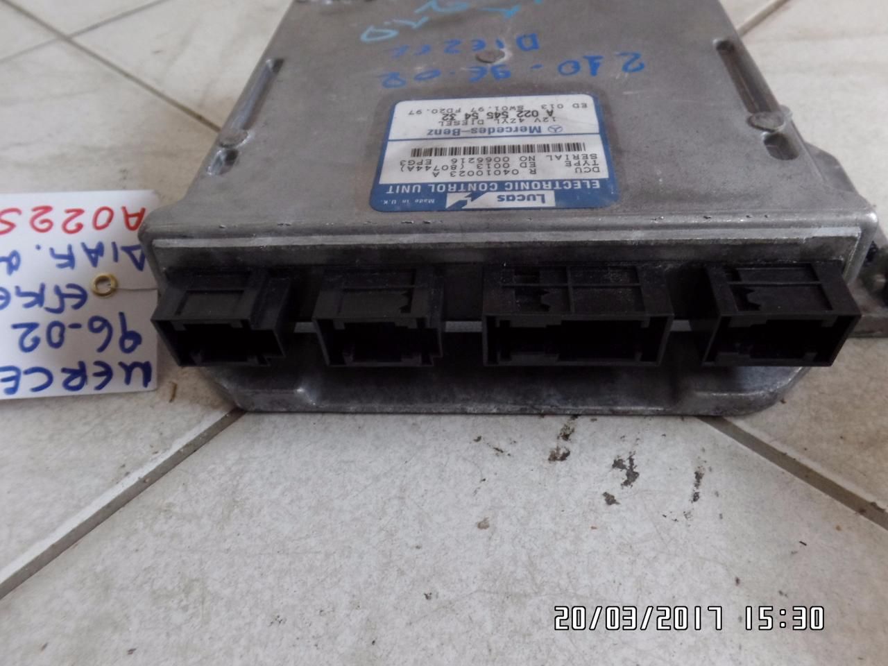 210507-MERCEDES W210 96-02/W202/W203/W204/W205/W206 93-02 ΕΓΚΕΦΑΛΟΣ ...