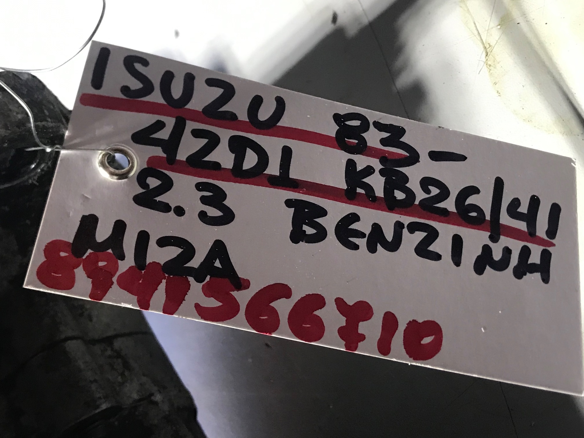 217616-ISUZU KB26/KB41 83-87 4x4 ΜΙΖΑ 4ZD1 2.3 ΒΕΝΖΙΝΗ - Ηλεκτρικά ...