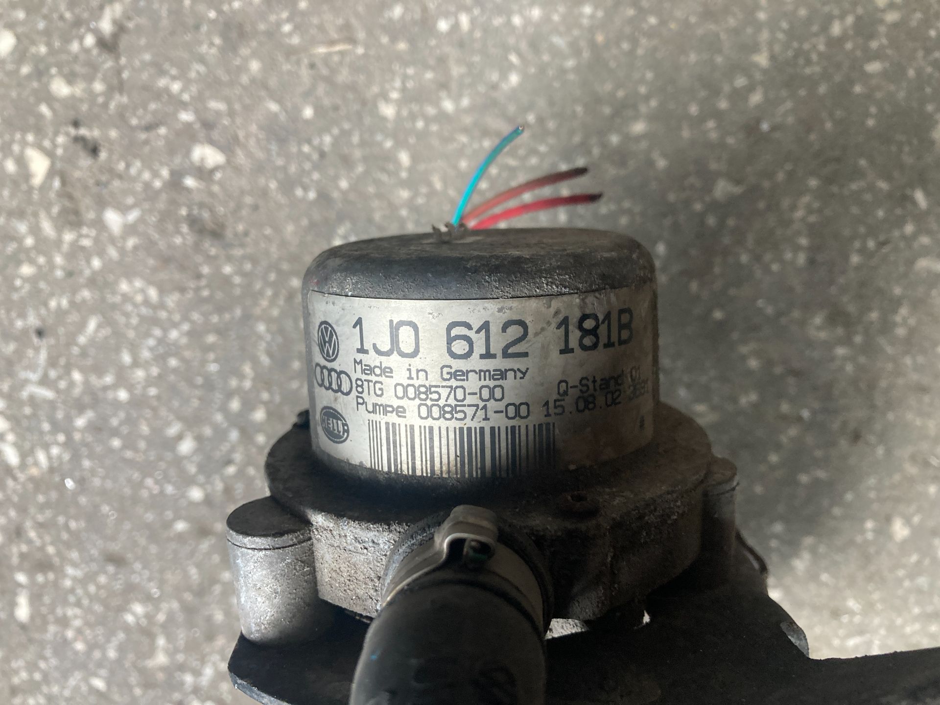 218214-ΑΝΤΛΙΑ ΤΡΟΜΠΑ ΦΡΕΝΩΝ- ΠΟΜΠΑ ΚΕΝΟΥ ΥΠΟΠΙΕΣΗΣ ΗΛΕΚΤΡΙΚΗ VW/ AUDI ...