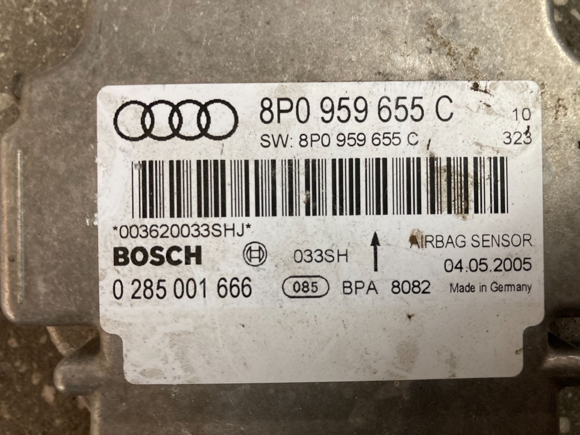 250254-ΕΓΚΕΦΑΛΟΣ-ΜΟΝΑΔΑ ΕΛΕΓΧΟΥ ΑΕΡΟΣΑΚΩΝ-AIRBAG VW/ AUDI/ SEAT/ SKODA ...