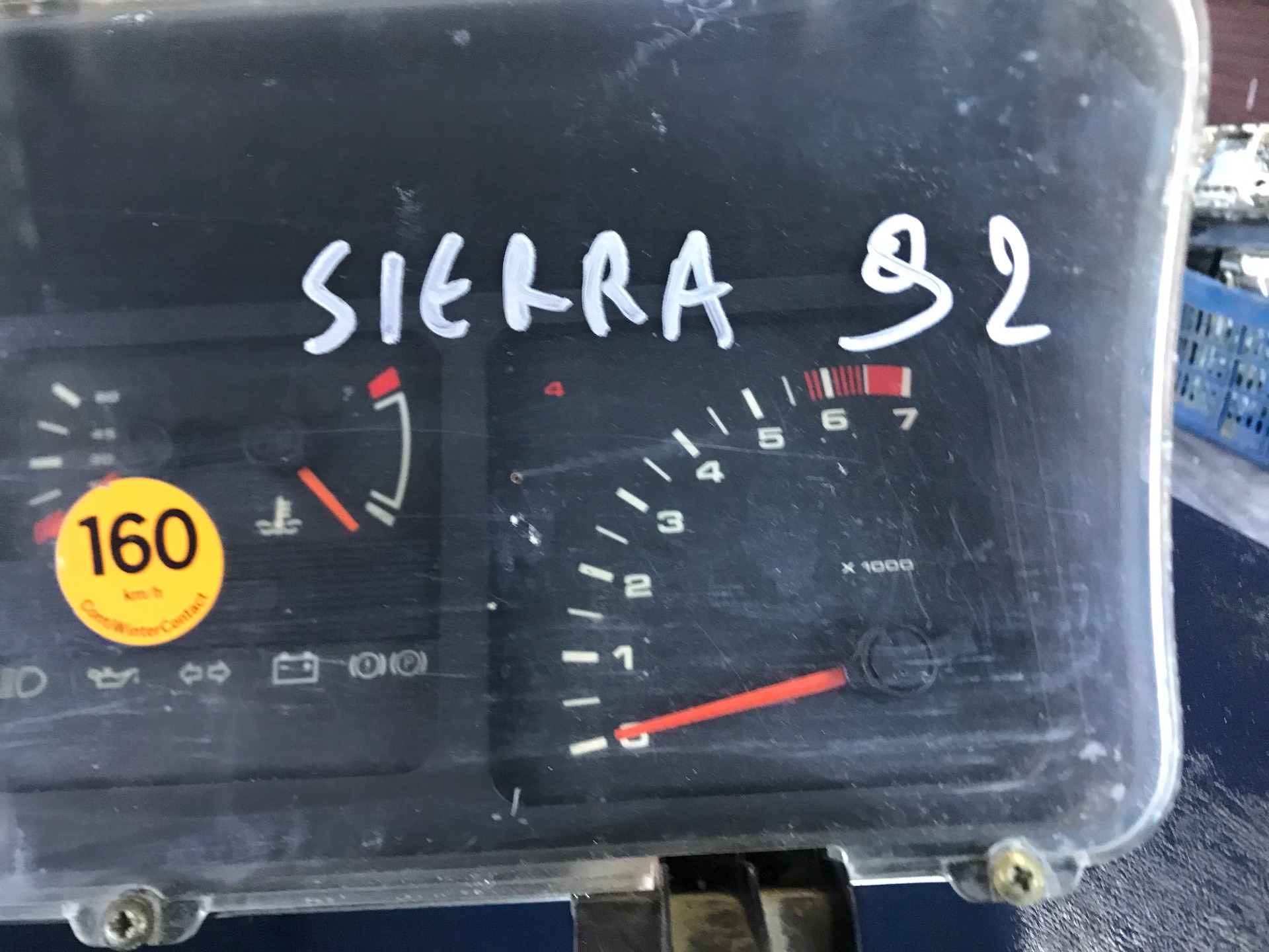 265062-FORD SIERRA 87-92 ΟΡΓΑΝΑ ΤΑΜΠΛΟ 220 ΚΟΝΤΕΡ ΜΕ ΣΤΡΟΦΟΜΕΤΡΟ 83BB ...