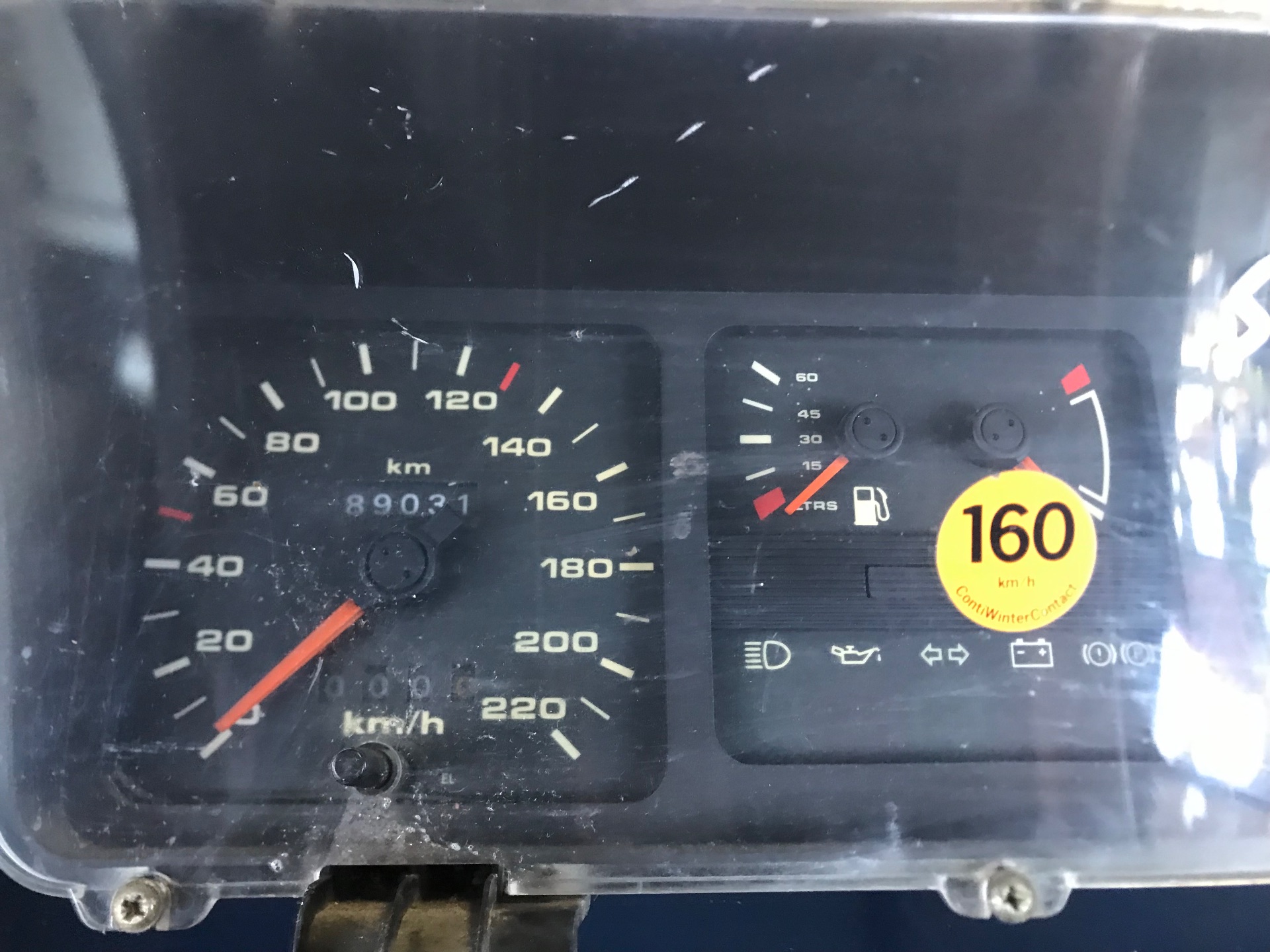 265062-FORD SIERRA 87-92 ΟΡΓΑΝΑ ΤΑΜΠΛΟ 220 ΚΟΝΤΕΡ ΜΕ ΣΤΡΟΦΟΜΕΤΡΟ 83BB ...
