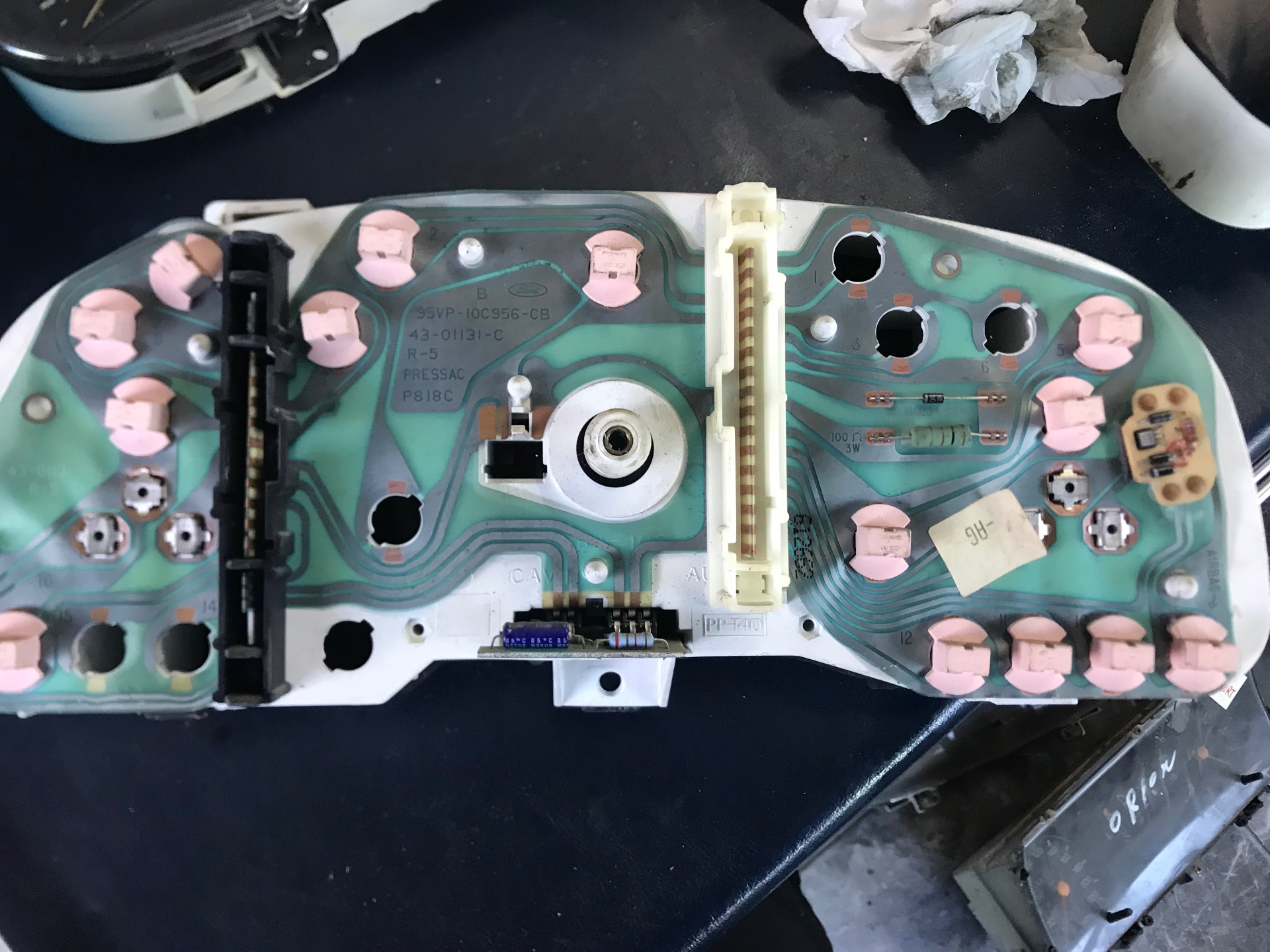 265359-FORD TRANZIT 95-00 ΟΡΓΑΝΑ ΤΑΜΠΛΟ 240 ΚΟΝΤΕΡ (ΚΙΝΗΤΗΡΑΣ 4HB) 95VP ...