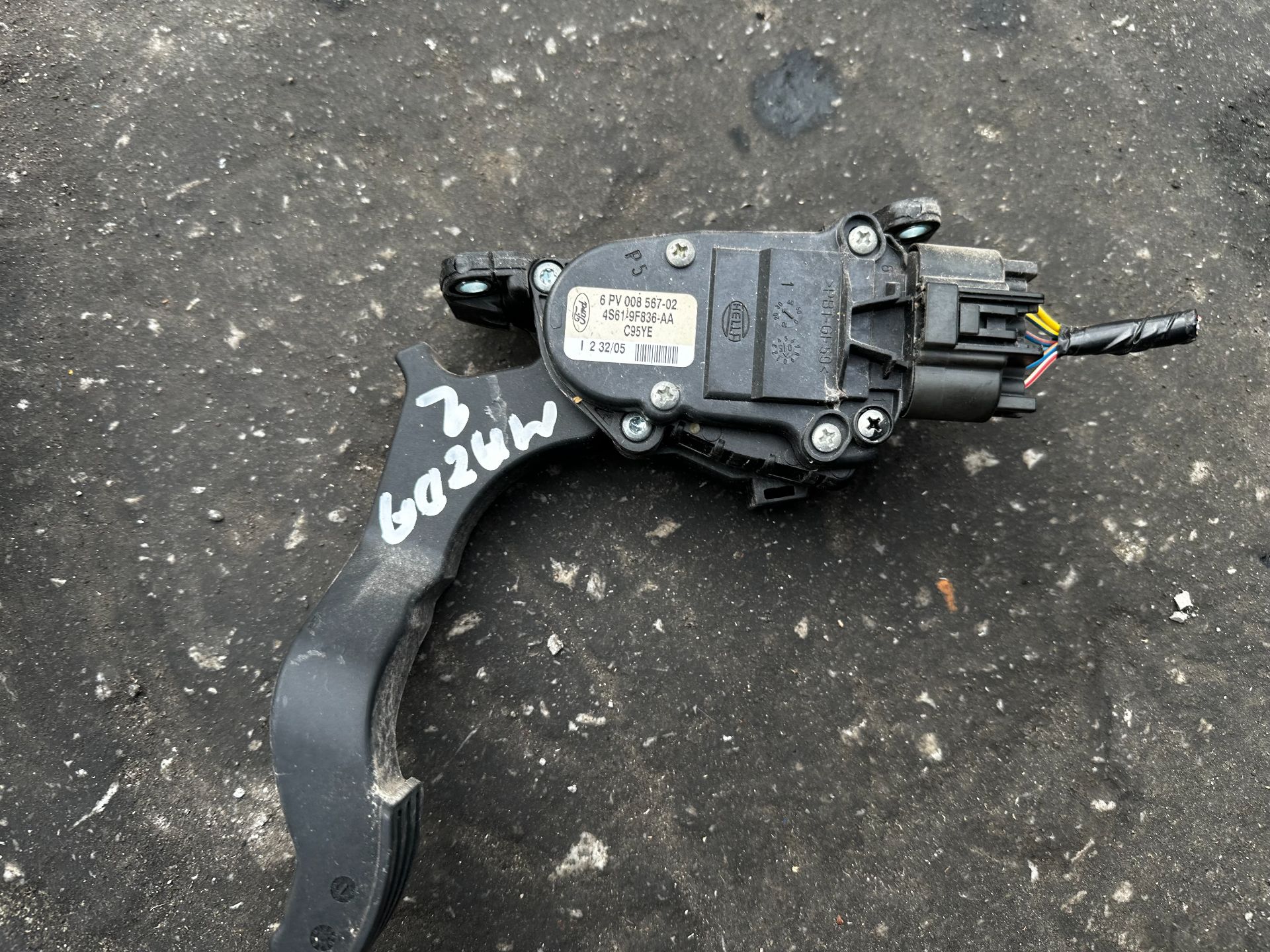 266824-ΠΕΝΤΑΛ-ΠΕΤΑΛ ΓΚΑΖΙΟΥ ΗΛΕΚΤΡΙΚΟ MAZDA 2, ΚΩΔ.ΑΝΤ: 6 PV 008 567-02 ...